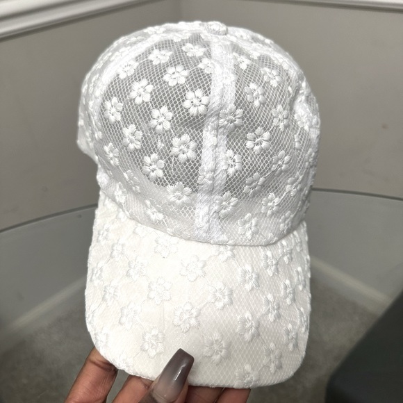 Accessories | Embroidered Hollow Mesh Baseball Hat | Poshmark